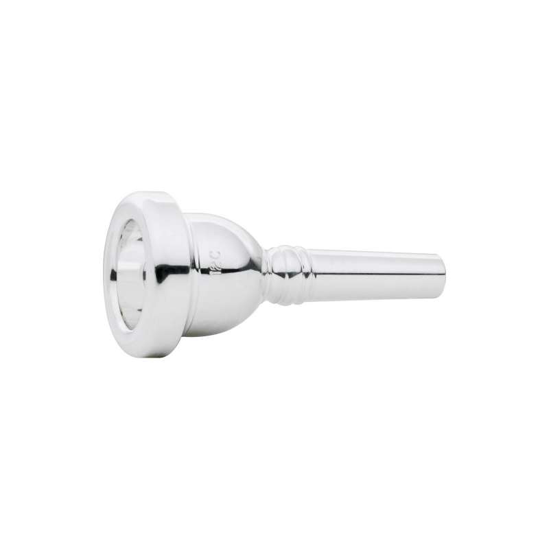 Strait Music - Holton 12C Trombone Mouthpiece - Small Shank, Silver Plated