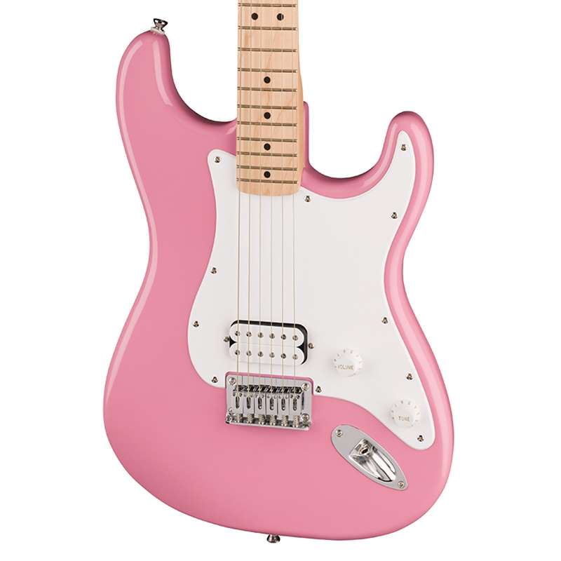 Strait Music - Squier Sonic Stratocaster HT H - Flash Pink with Maple ...